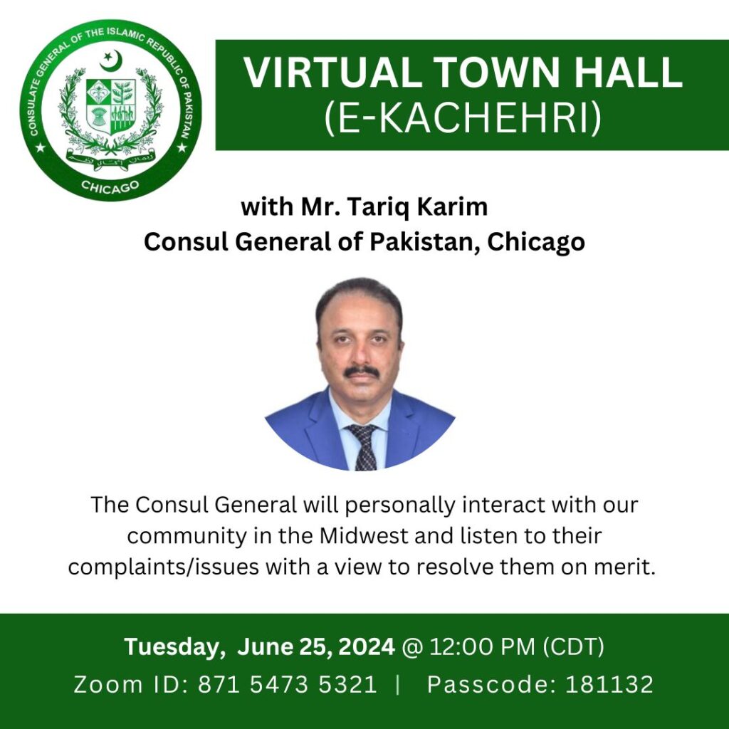Consulate General of The Islamic Republic of Pakistan, Chicago USA ...